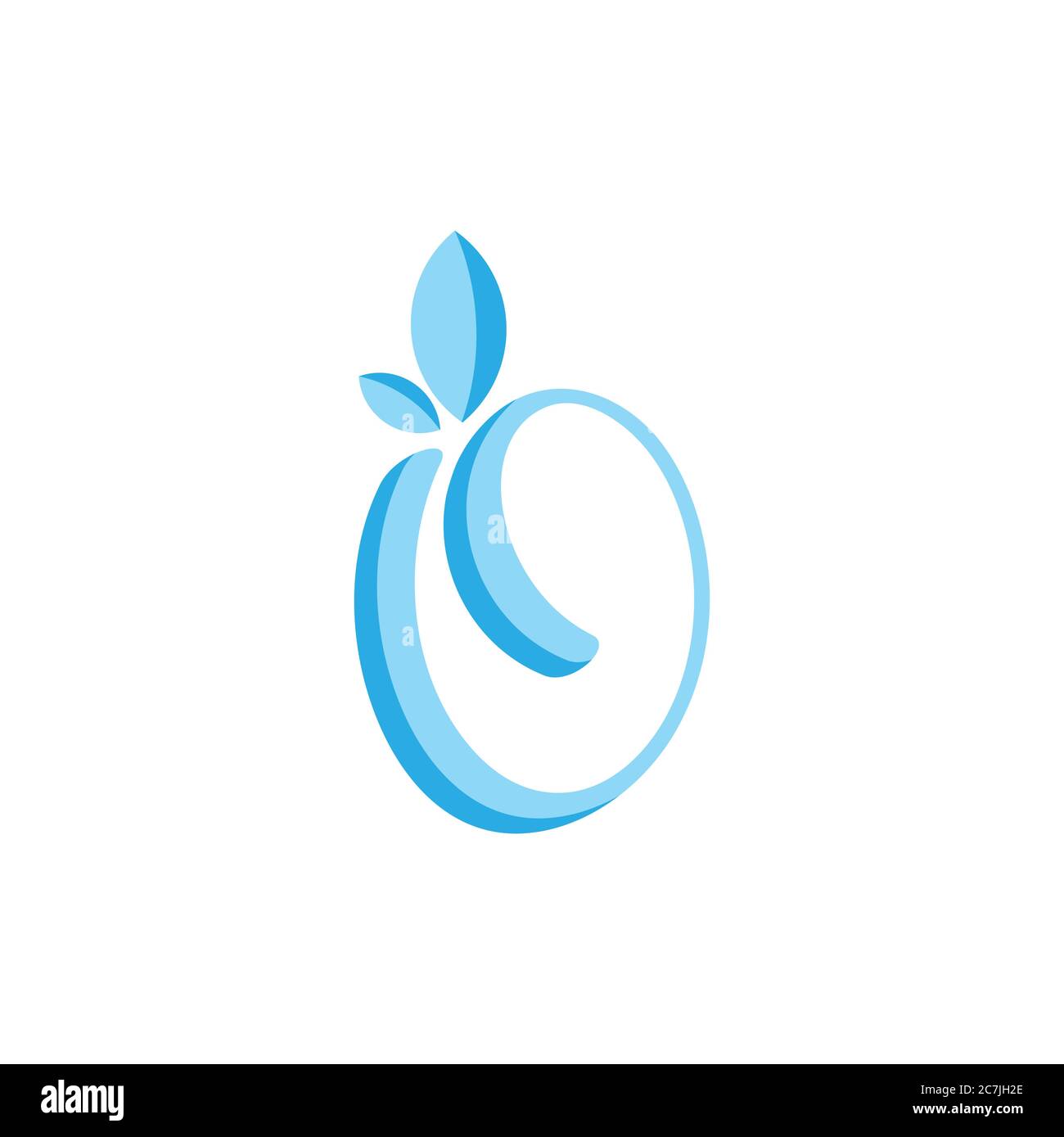 circle water splash ribbon design logo vector Stock Vector Image & Art ...