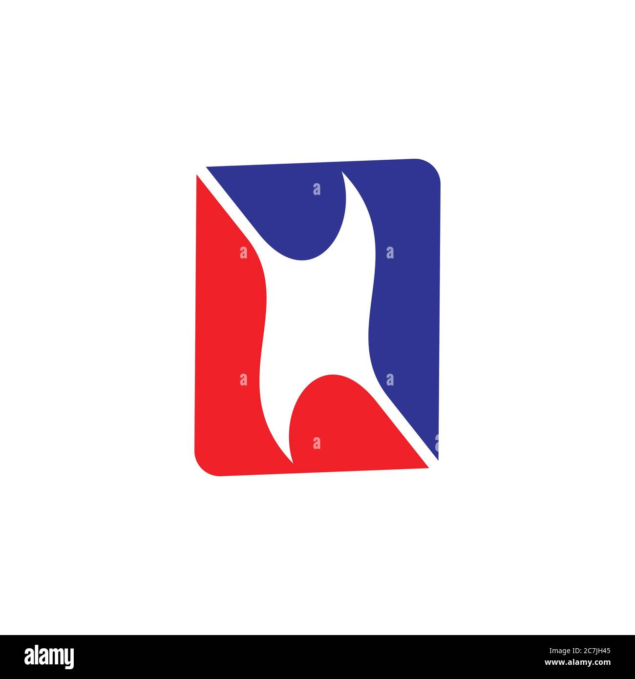 curves geometric square simple logo vector Stock Vector Image & Art - Alamy