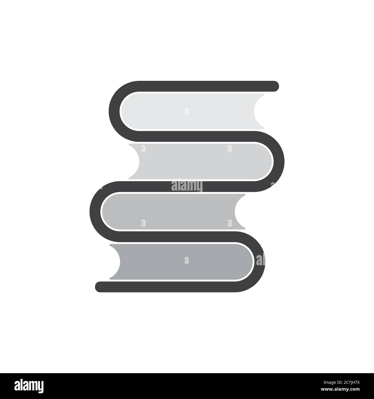 letter ss book shape logo vector Stock Vector Image & Art - Alamy