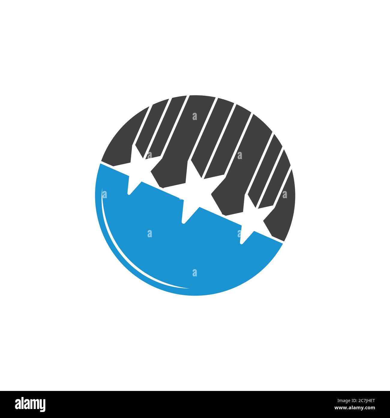 falling stars fast movement geometric logo vector Stock Vector Image ...