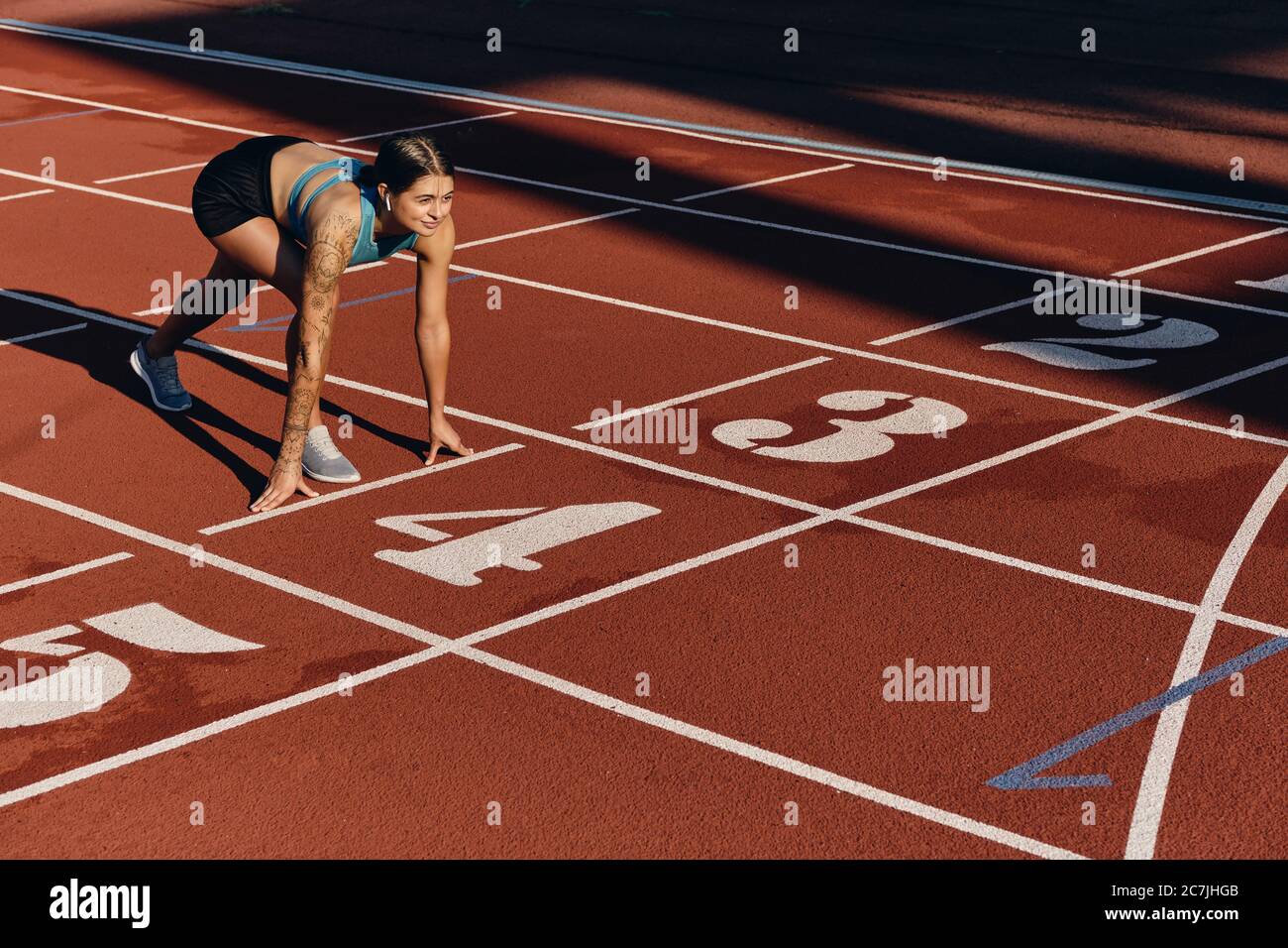 Running Race Start Position