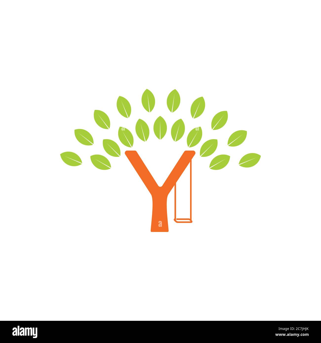 letter y playground tree symbol vector Stock Vector Image & Art - Alamy