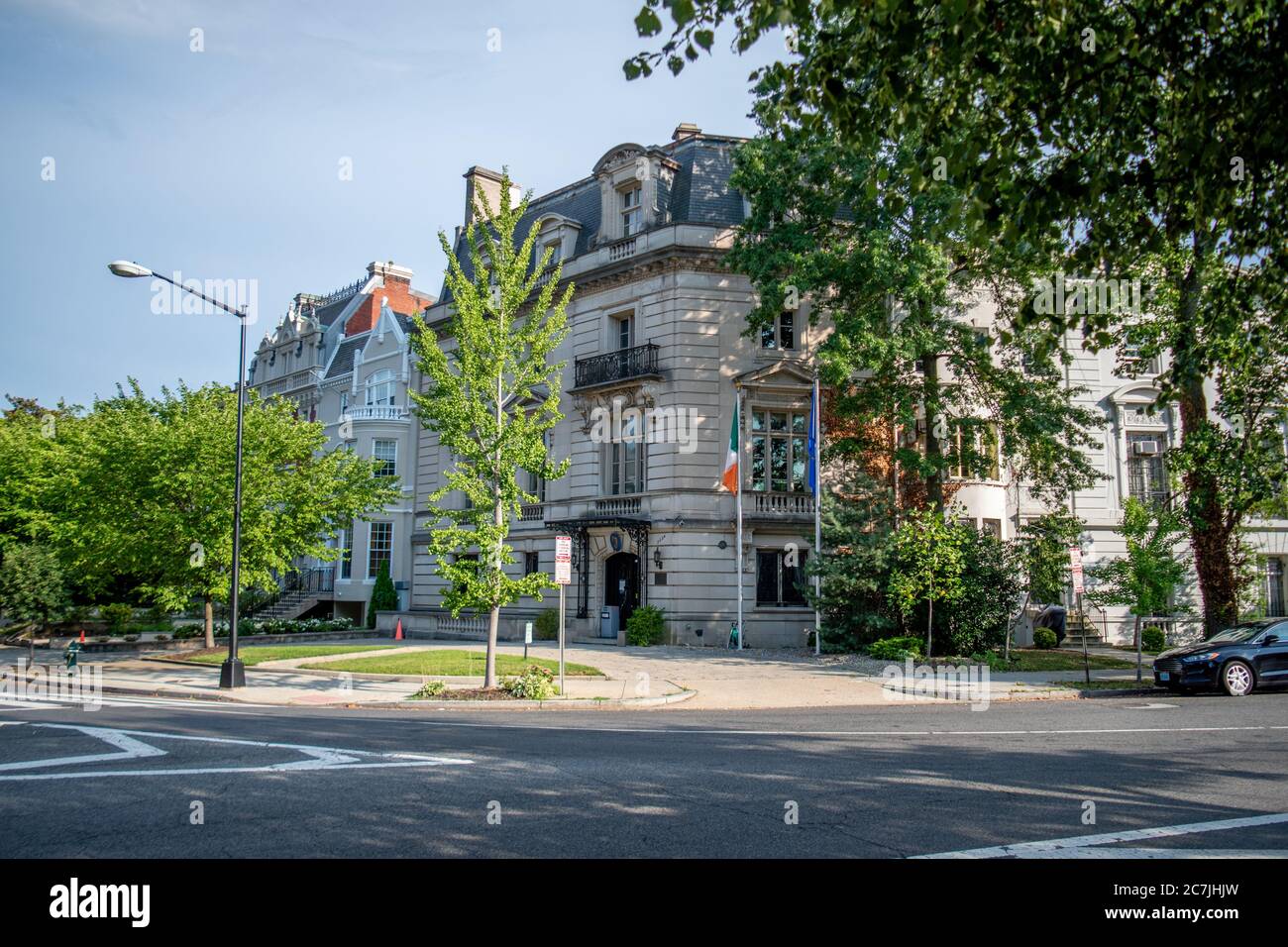 Washington, D.C. / USA - July 17 2020: Embassy of Ireland in the United ...