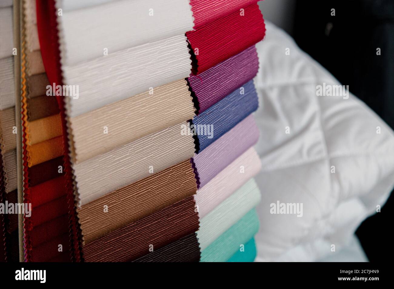 Folded textiles hi-res stock photography and images - Alamy