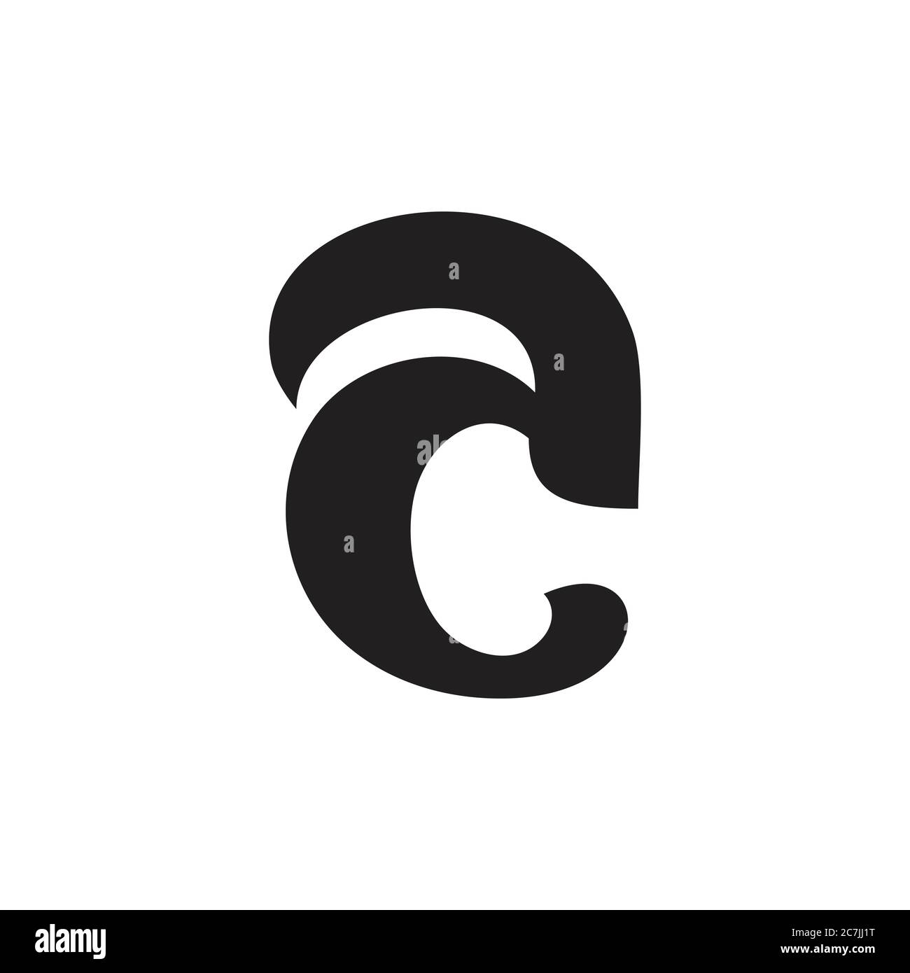 letter ac symbol linked curves logo vector Stock Vector Image & Art - Alamy