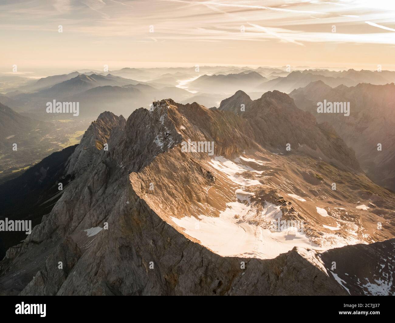 Wetterstein at sunrise hi-res stock photography and images - Alamy
