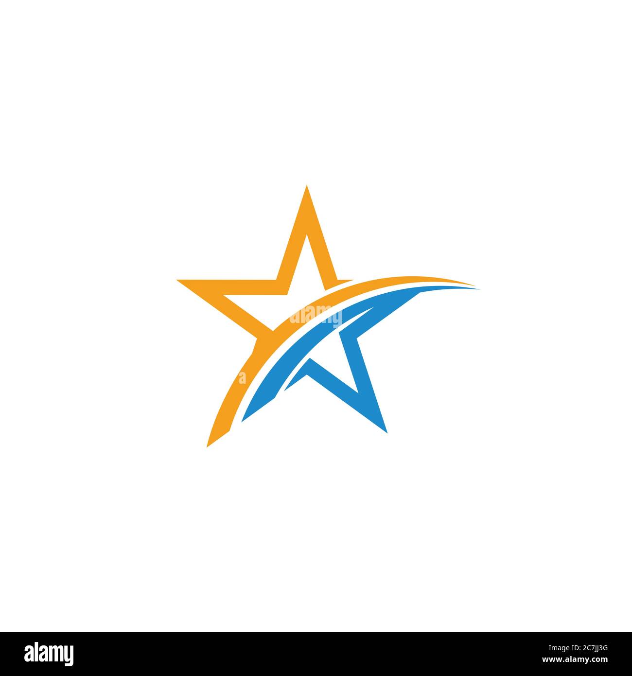 vector of star motion geometric colorful design fit for global company ...