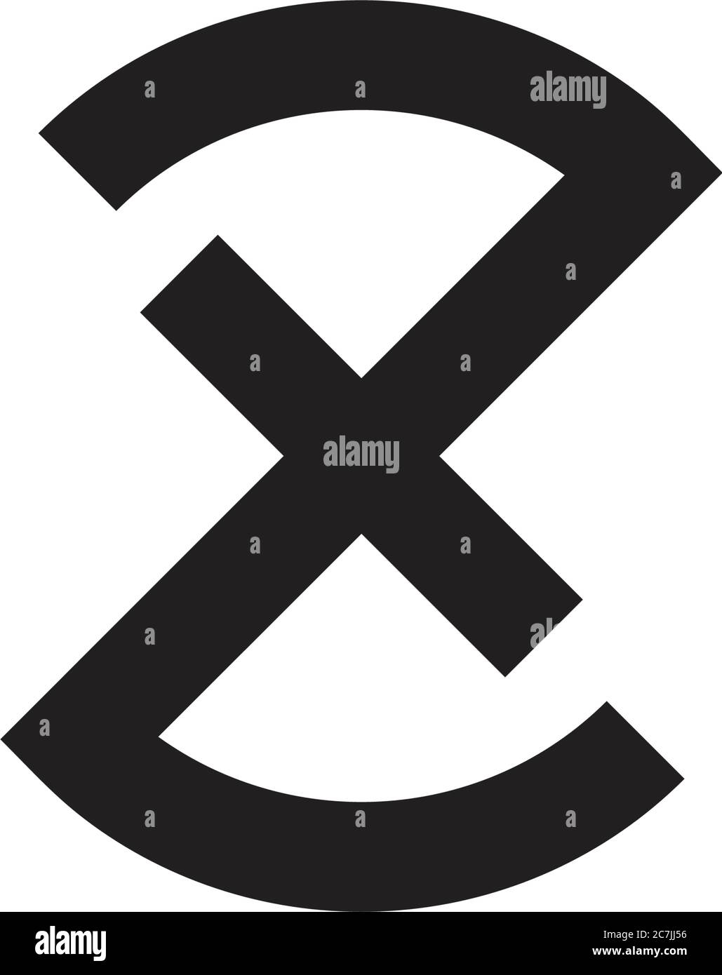 letter zt simple geometric logo vector Stock Vector Image & Art - Alamy