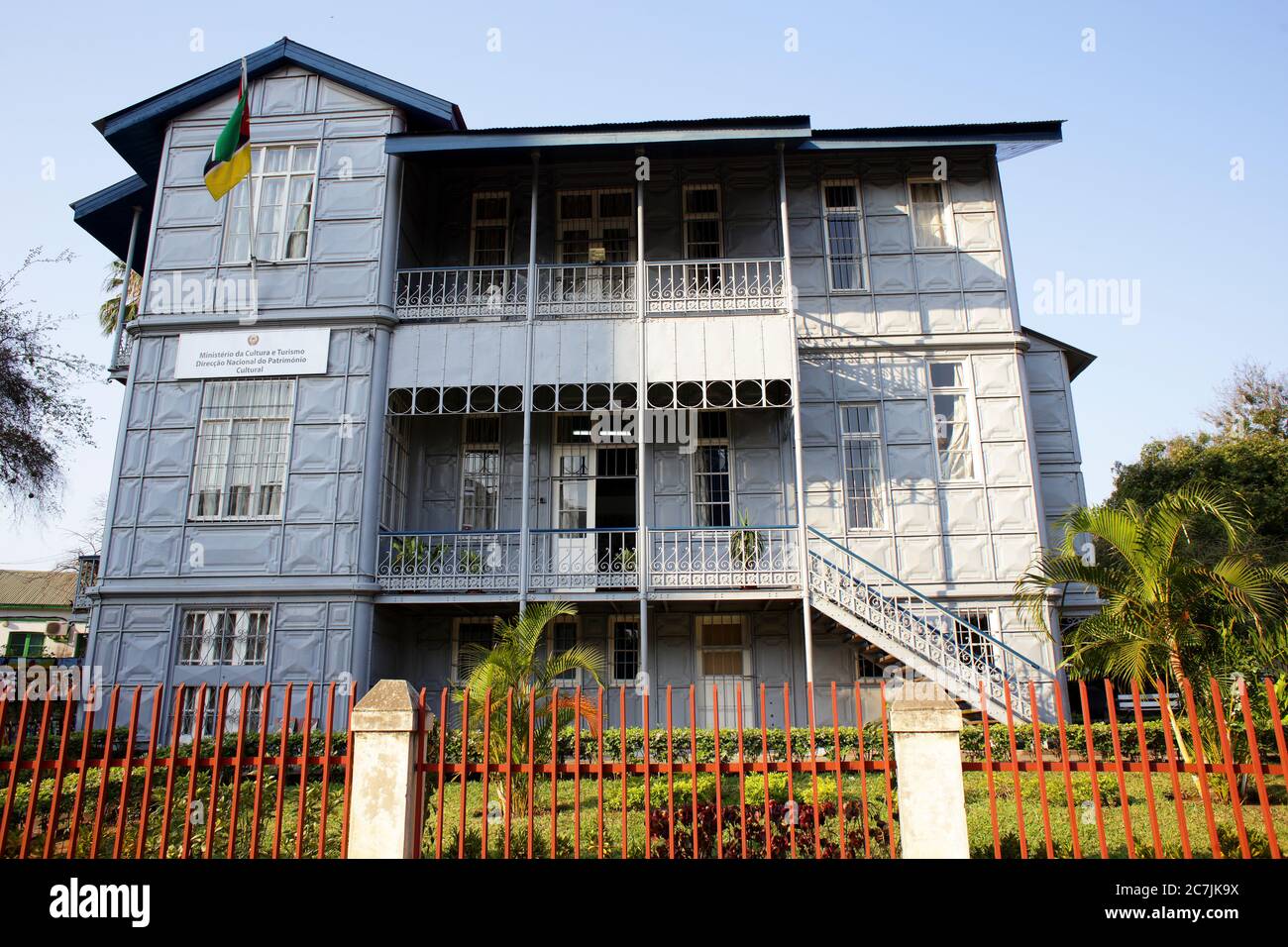 Mozambique, Maputo, Eiffel's Iron House in Maputo Stock Photo - Alamy