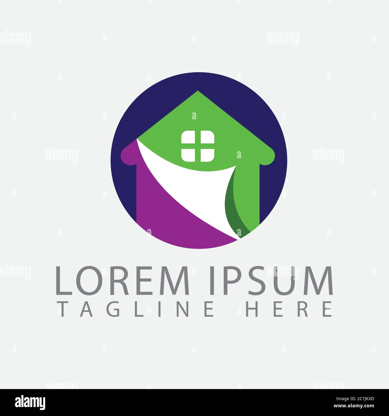 New build home isolated Stock Vector Images - Alamy