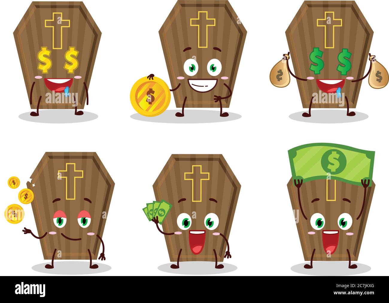 Graveyard for money Stock Vector Images - Alamy