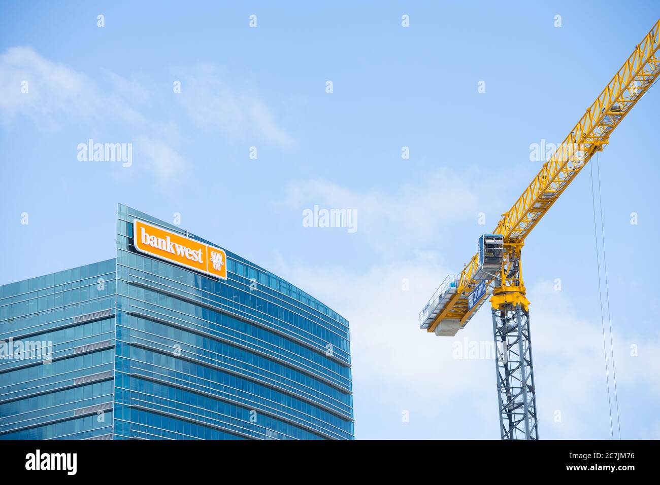Perth, Western Australia - February 21, 2017: Office building of Bank ...