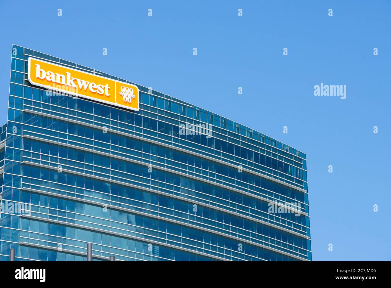 Perth, Western Australia - February 21, 2017: Office building of Bank ...