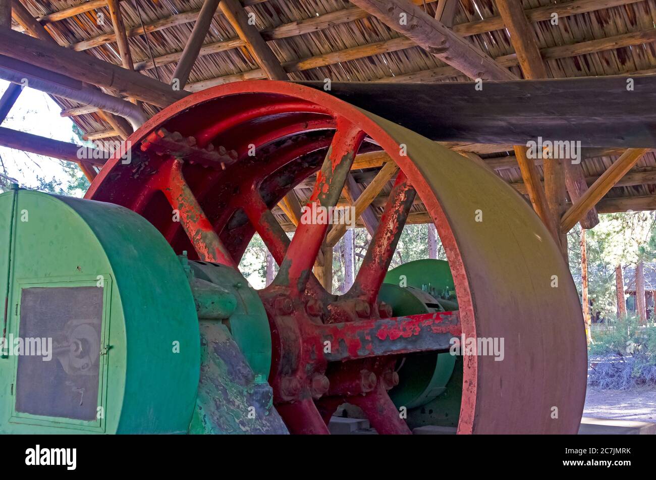 Machines used in Logging, at the Logging Museum in Collier Memorial ...