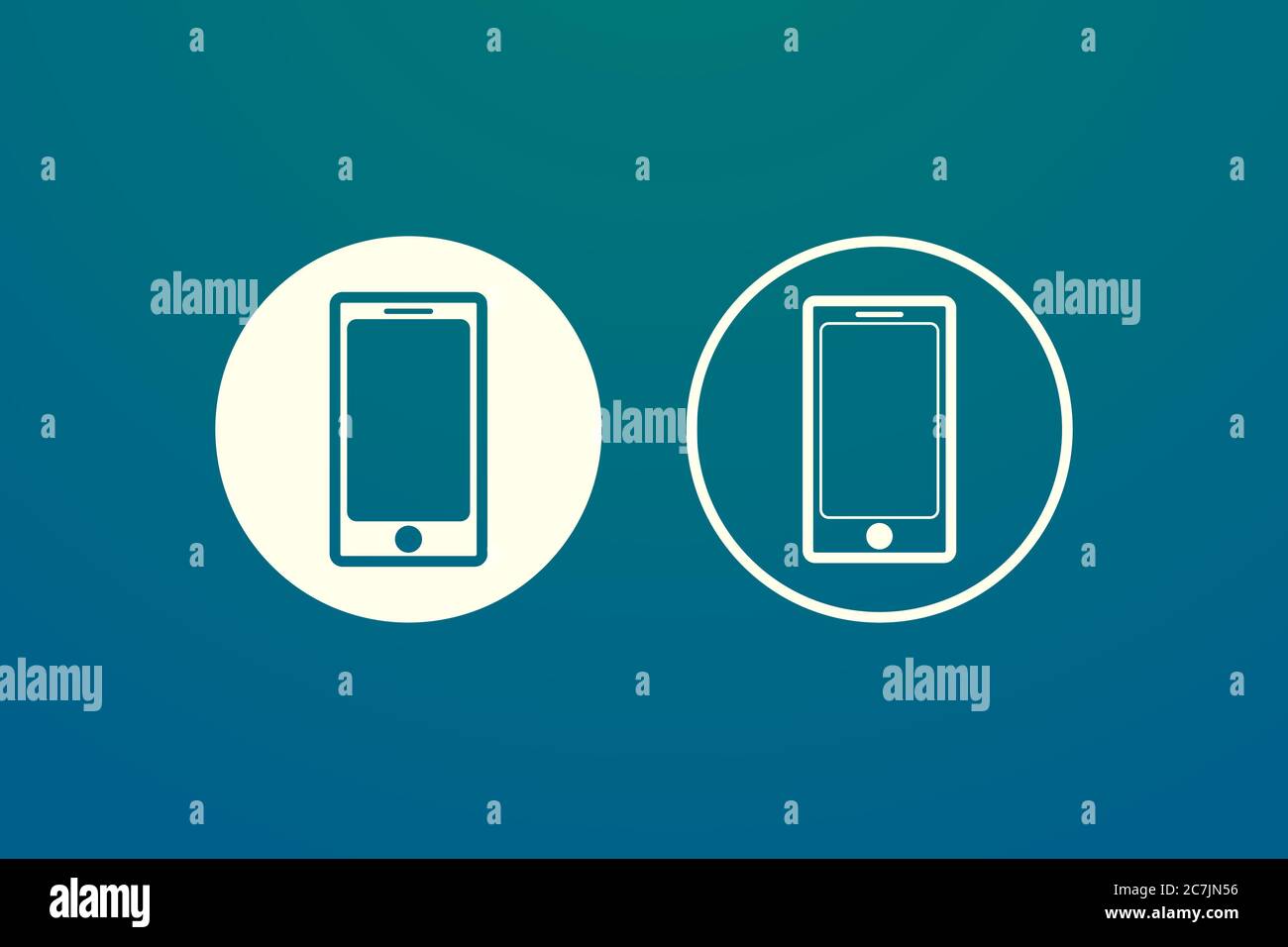 Circle tablet icon outline Stock Vector Images - Alamy