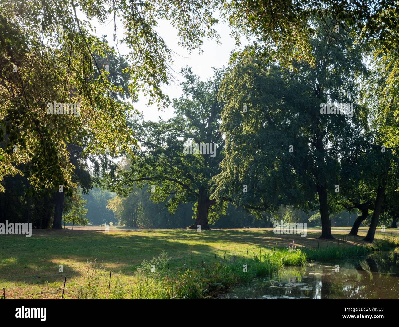 Muskauer Park, UNESCO World Heritage Site, Bad Muskau, Upper Lusatia ...