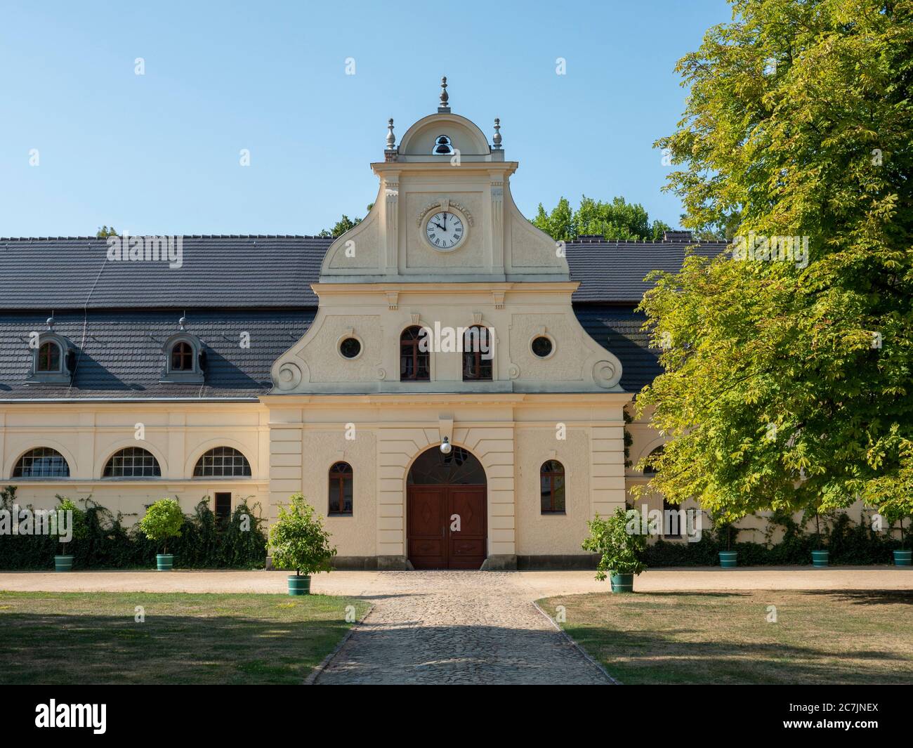 Muskauer Park, Vorwerk Castle, UNESCO World Heritage Site, Bad Muskau ...