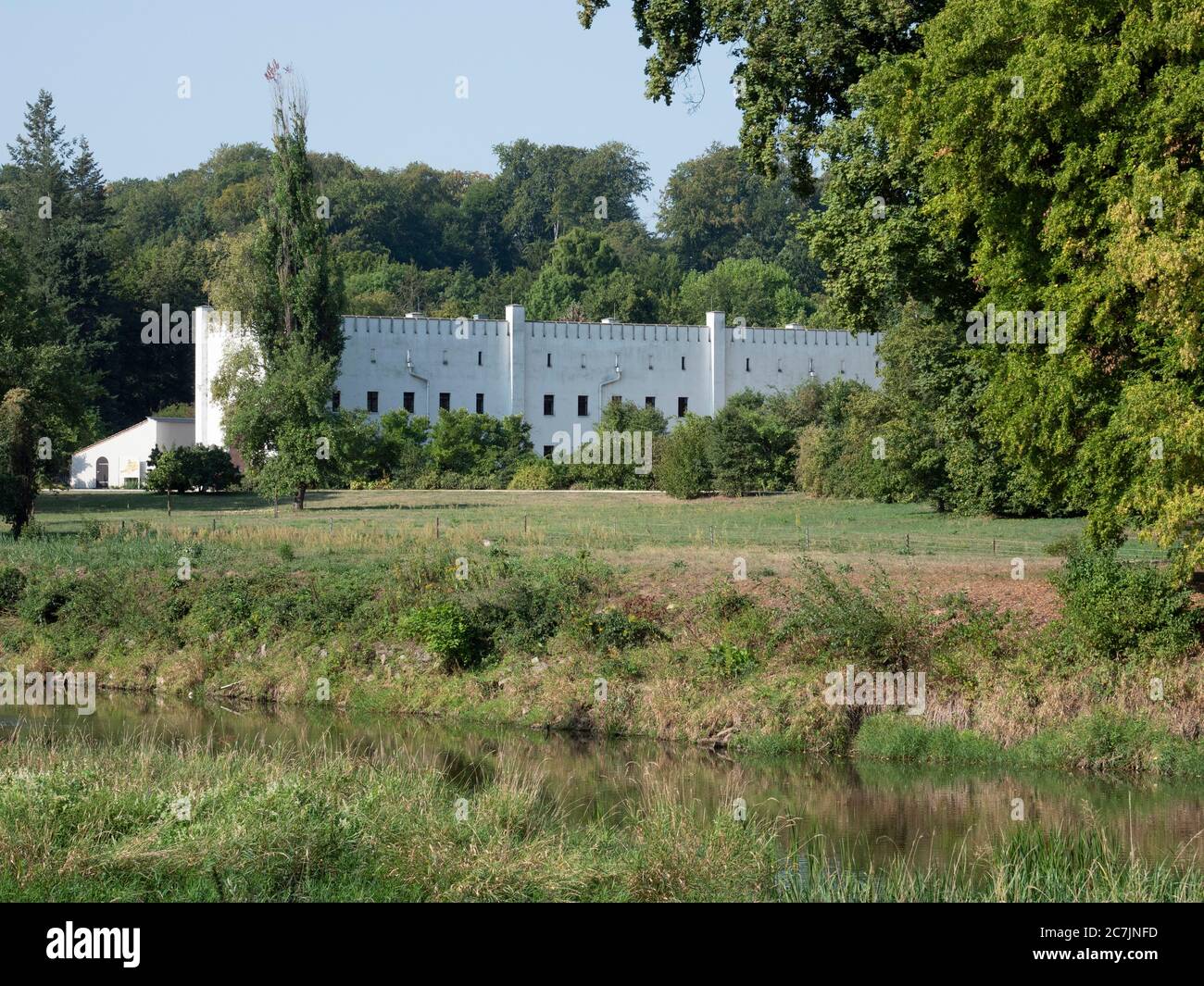 Muskauer Park, Orangery, UNESCO World Heritage Site, Bad Muskau, Upper ...