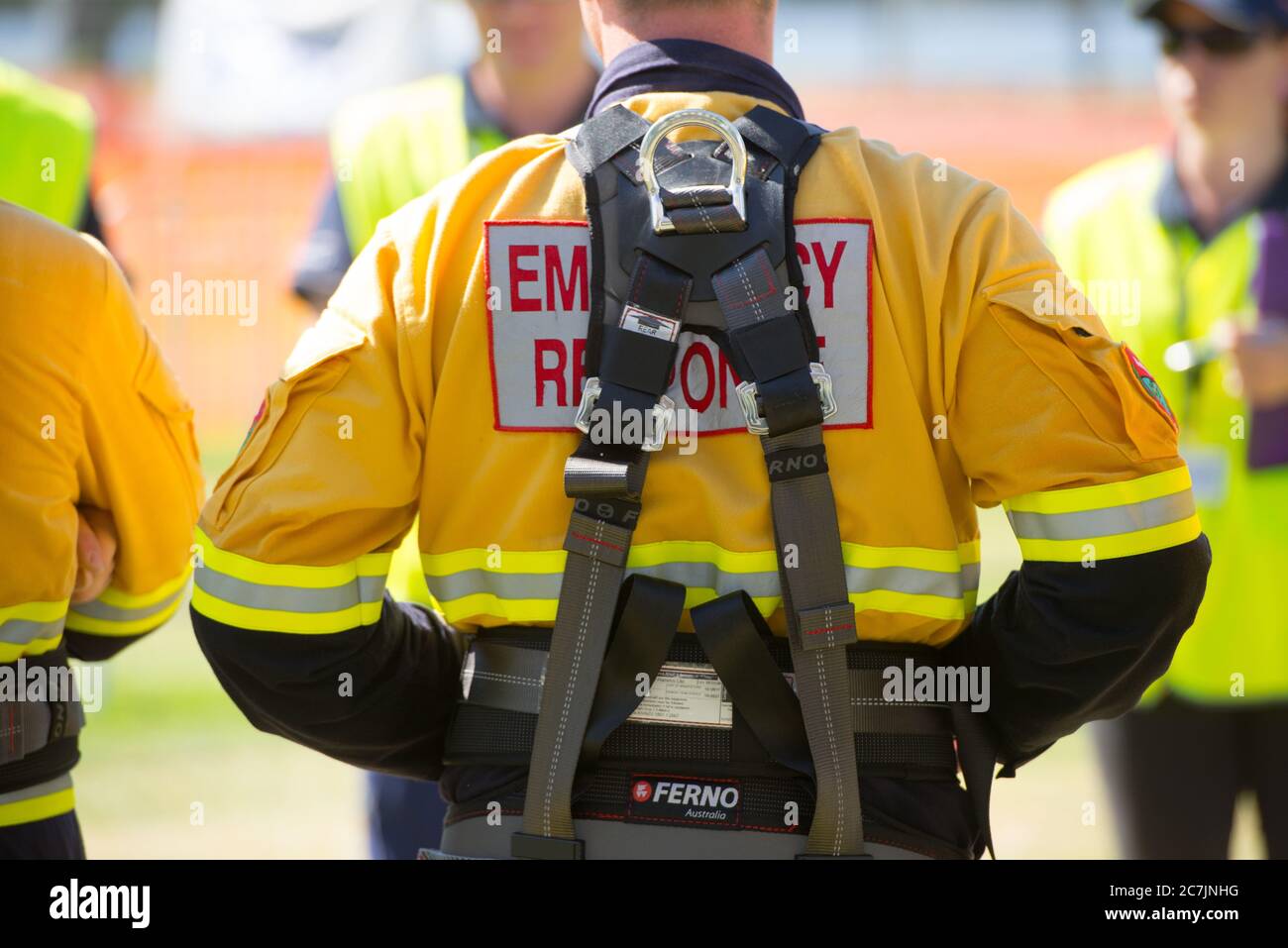 Perth, Australia, 26 November 2017: Members of emergency response team ...