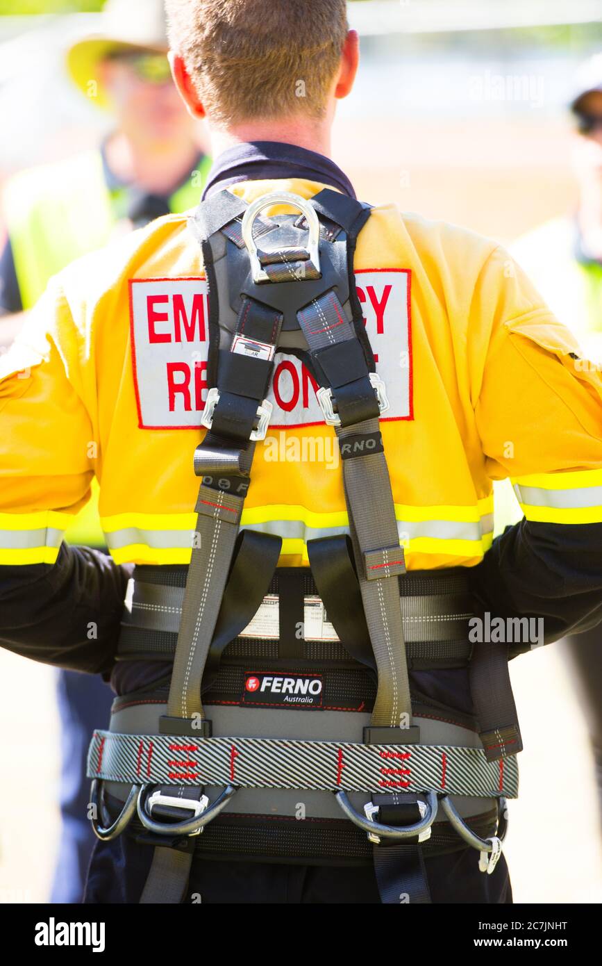 Perth, Australia, 26 November 2017: Members of emergency response team ...