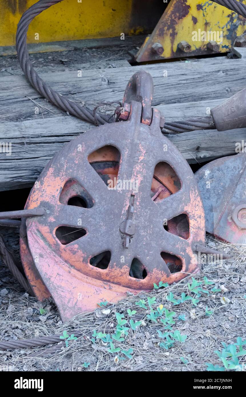 Machines used in Logging, at the Logging Museum in Collier Memorial ...