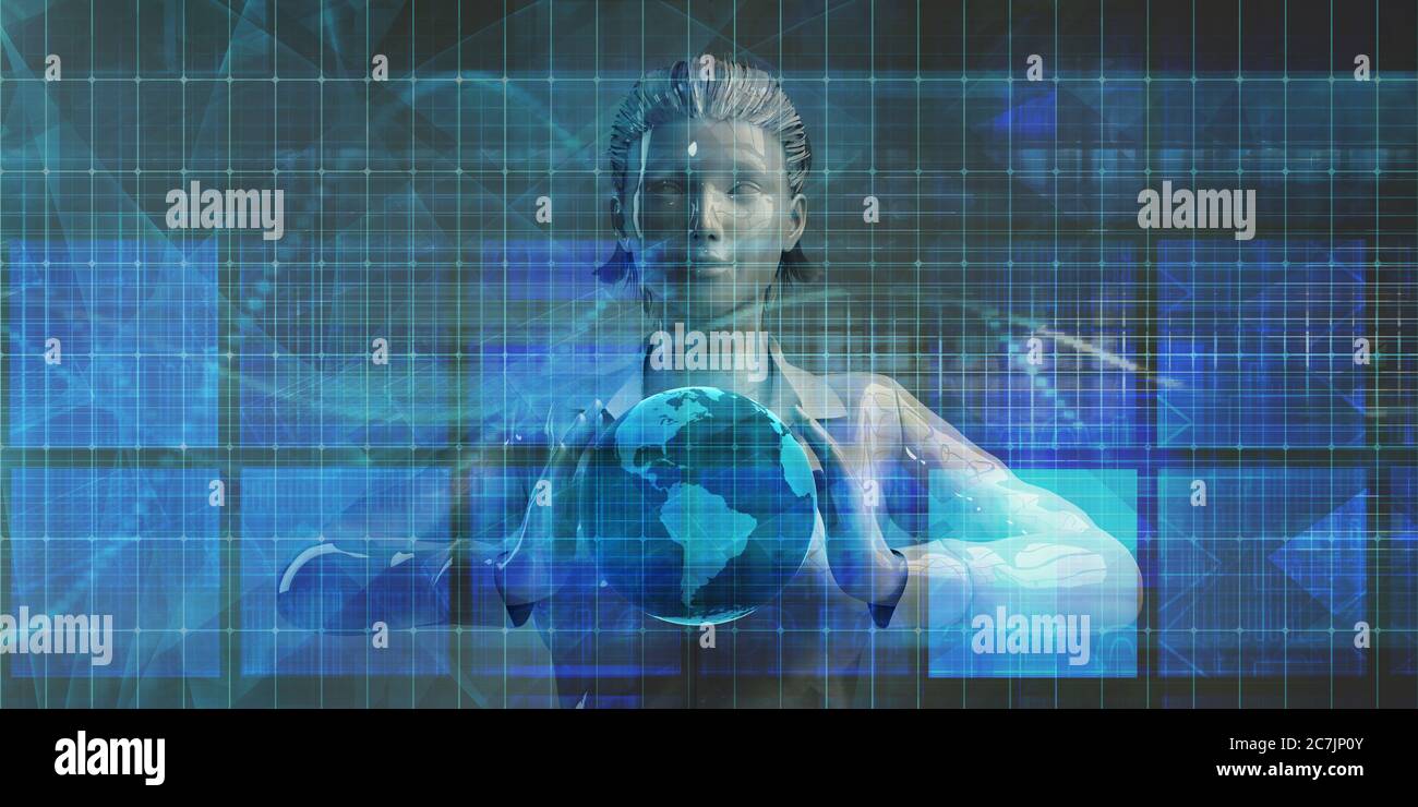 Management Strategy For A Global Business Company Stock Photo - Alamy