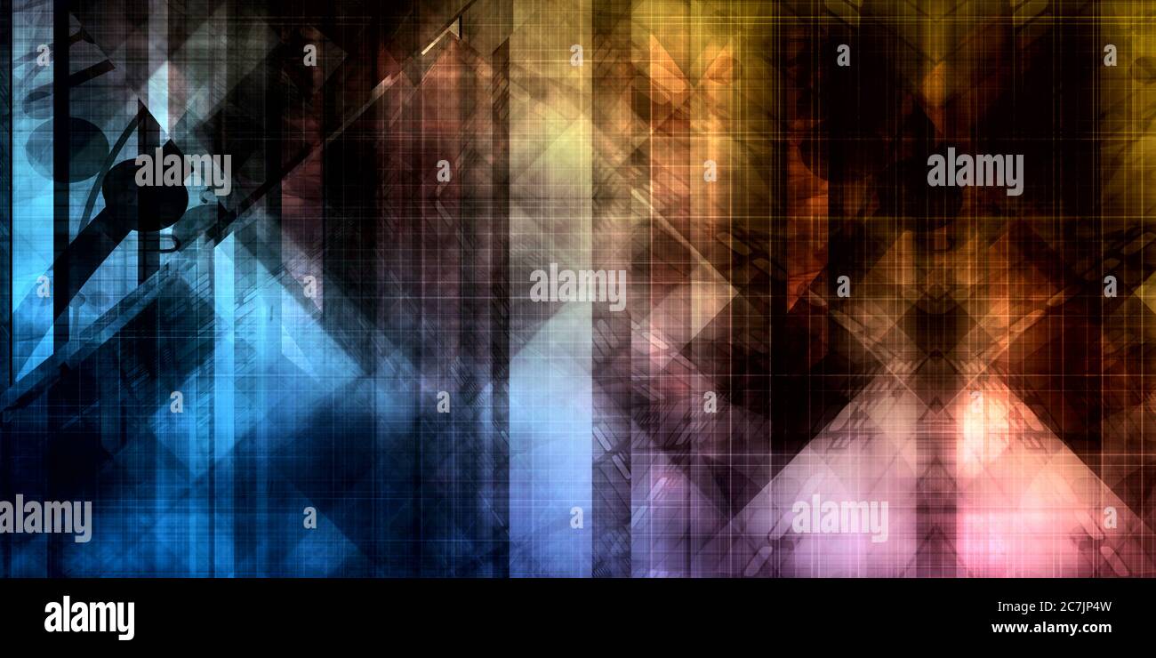 Technology Background as a Digital Abstract Art Stock Photo - Alamy