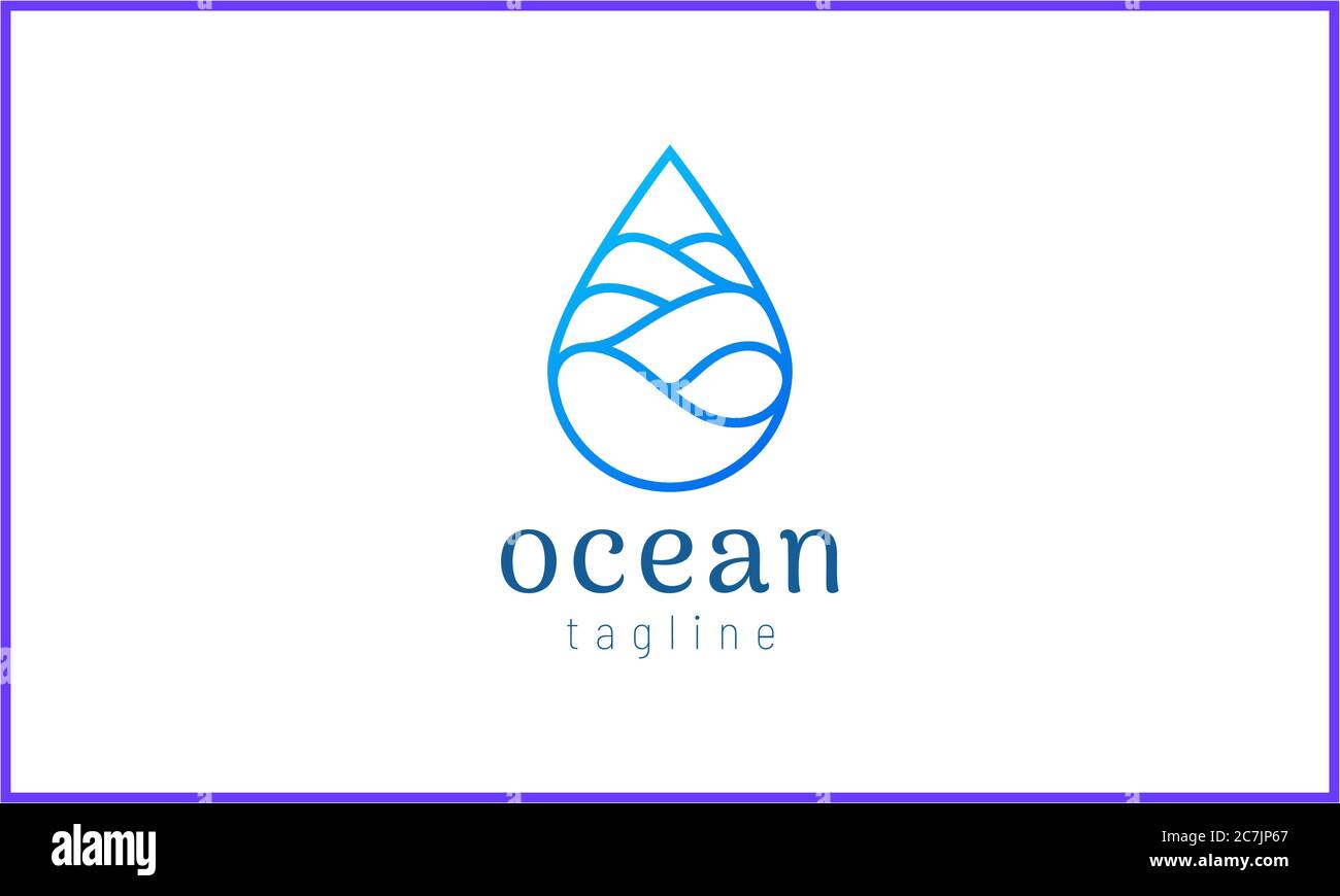 Drops fall in water Stock Vector Images - Alamy