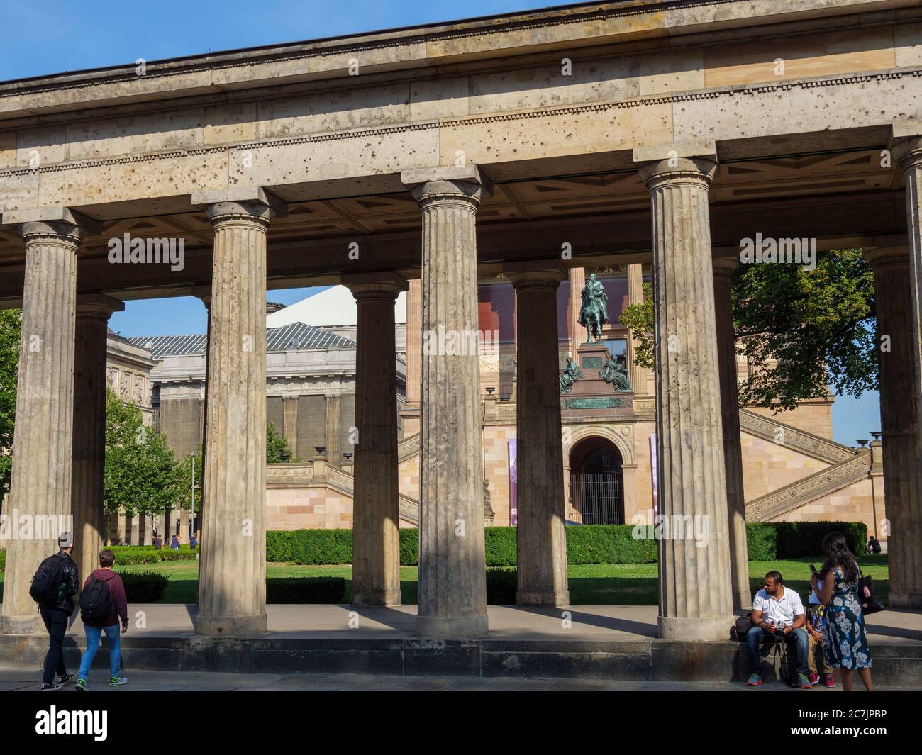 Collonades, Museum Island, Berlin, Germany Stock Photo - Alamy