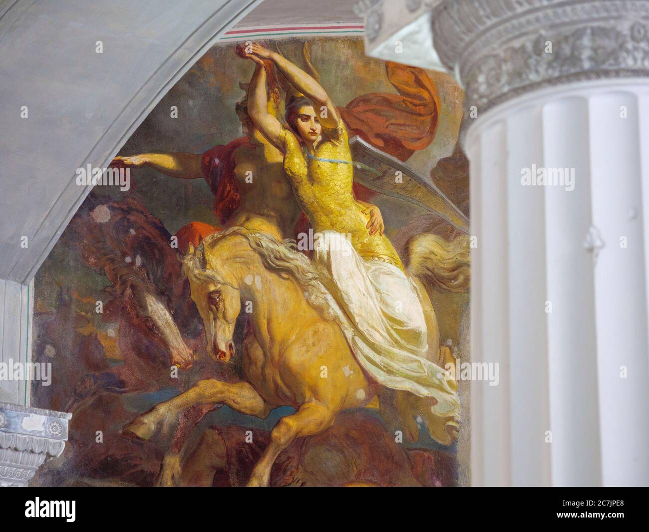 New Museum, inside, Museum Island, Berlin, Germany Stock Photo - Alamy