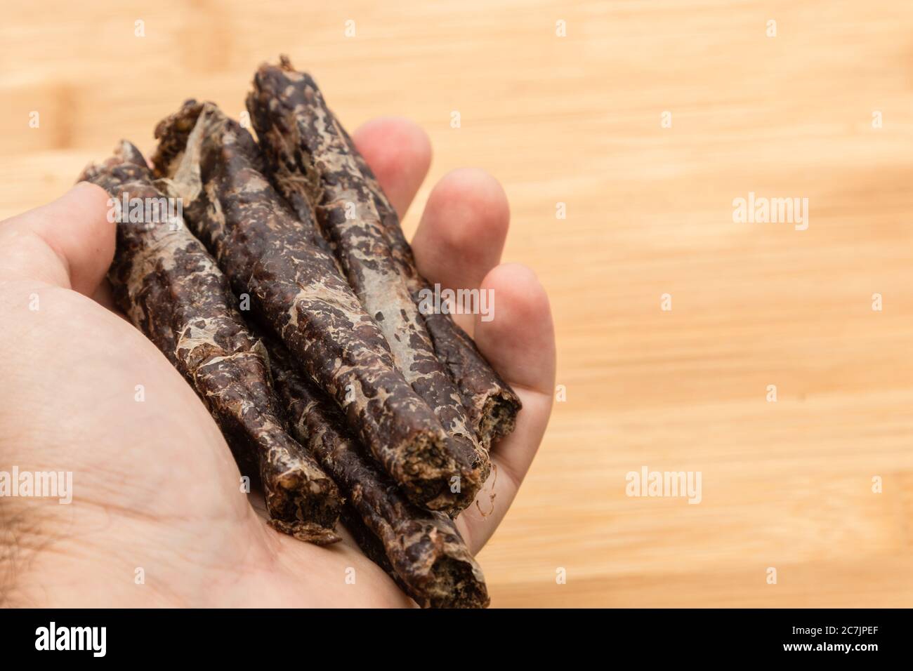 Very dry biltong sticks hi-res stock photography and images - Alamy