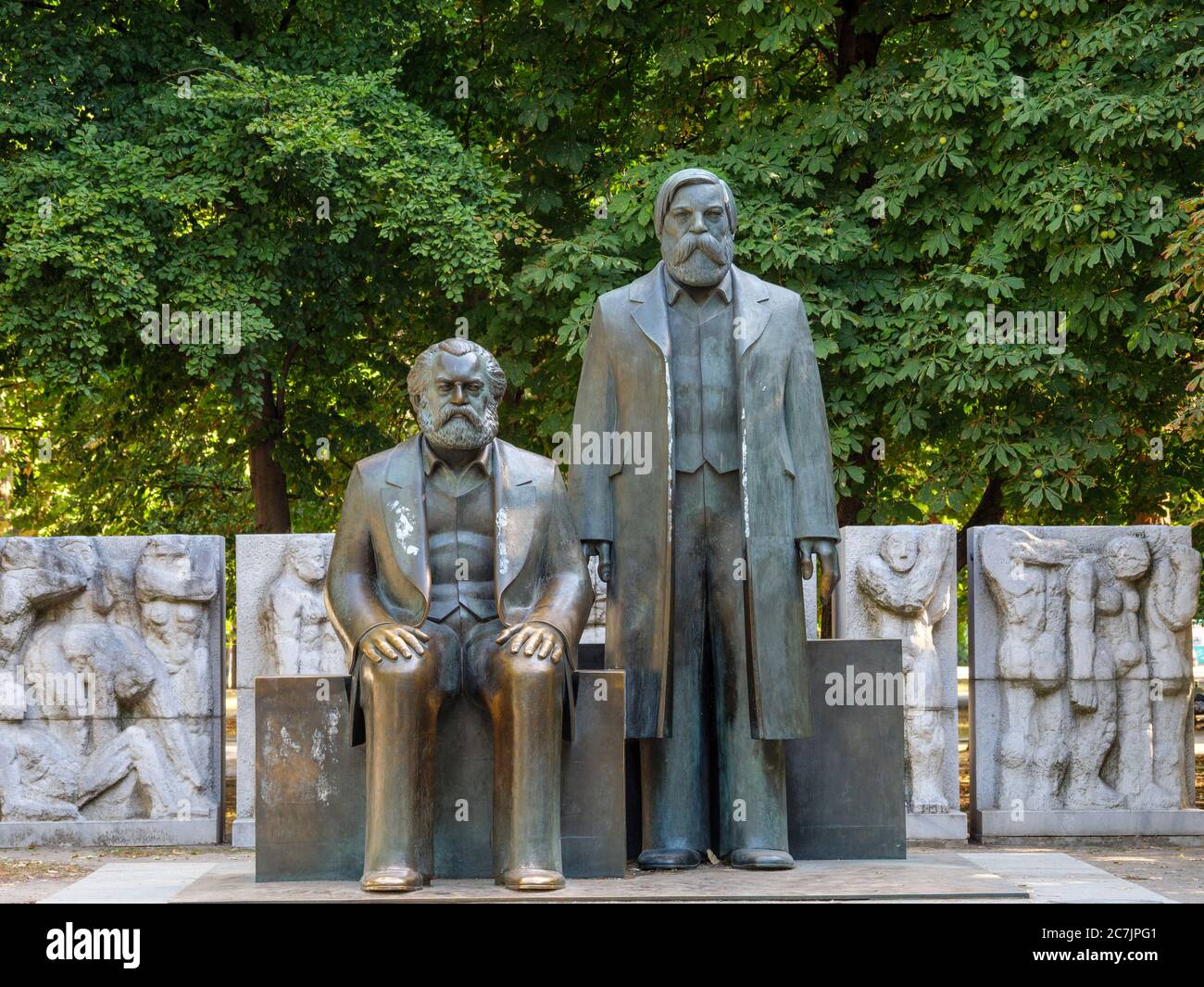 Marx and Lenin monument, Berlin, Germany Stock Photo - Alamy