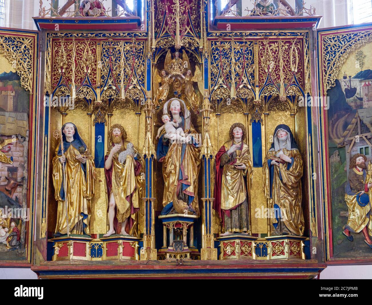 Altar of the monastery church hi-res stock photography and images - Alamy