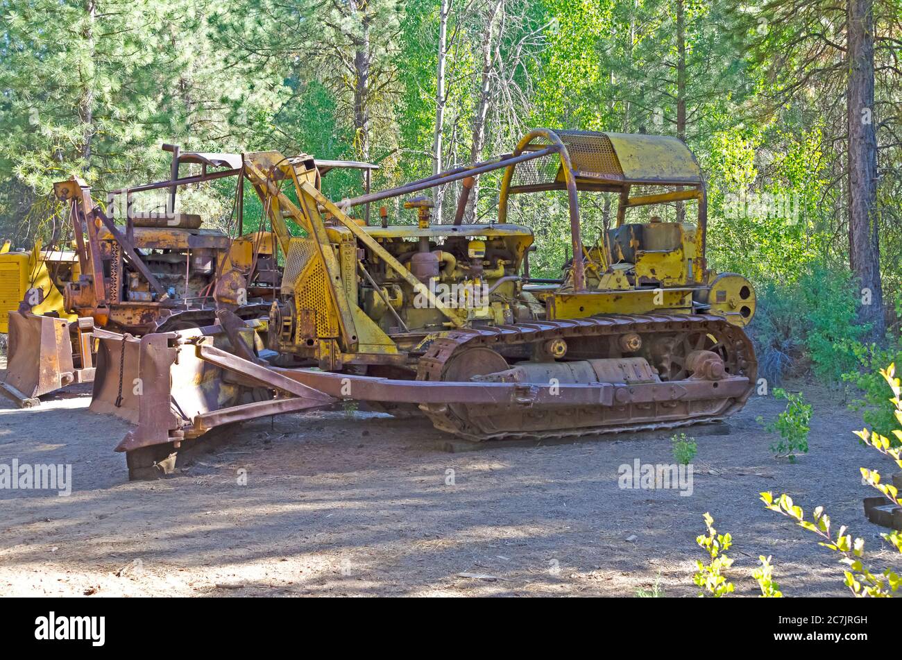 Machines used in Logging, at the Logging Museum in Collier Memorial ...