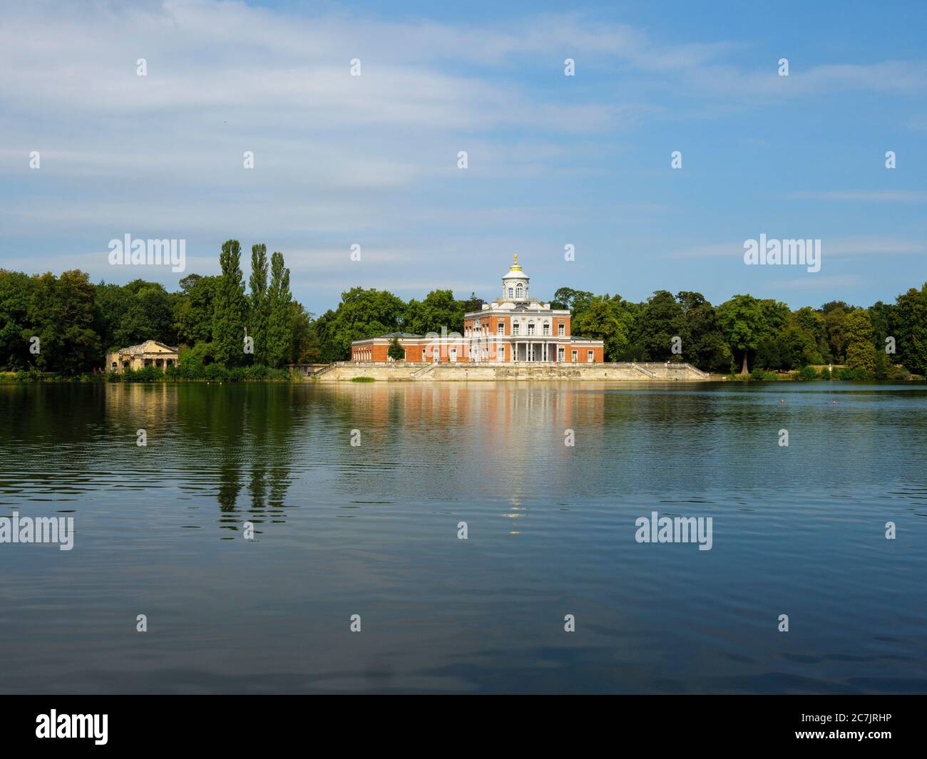 New garden, holy lake with marble palace and green house, Potsdam ...