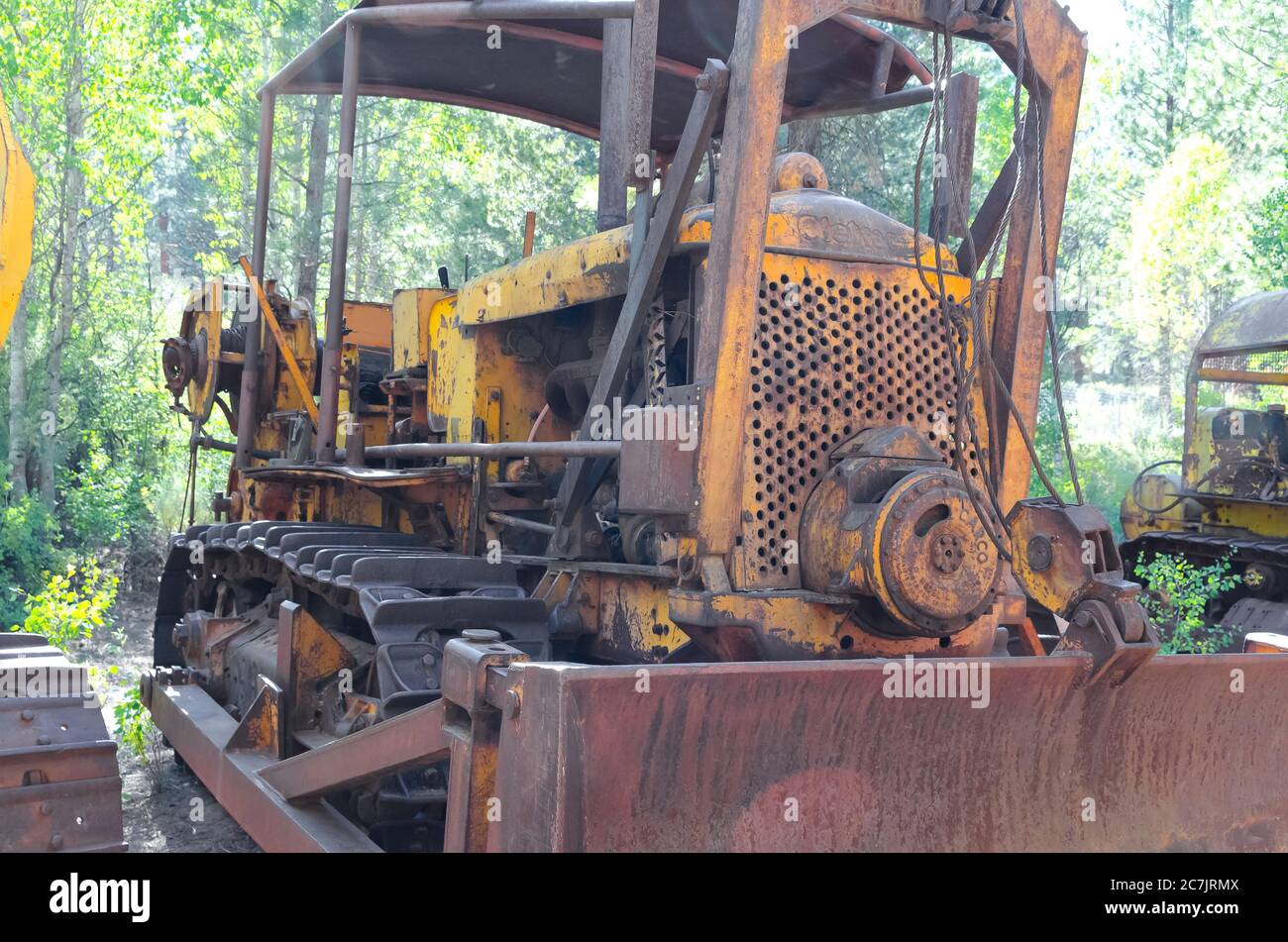 Machines used in Logging, at the Logging Museum in Collier Memorial ...