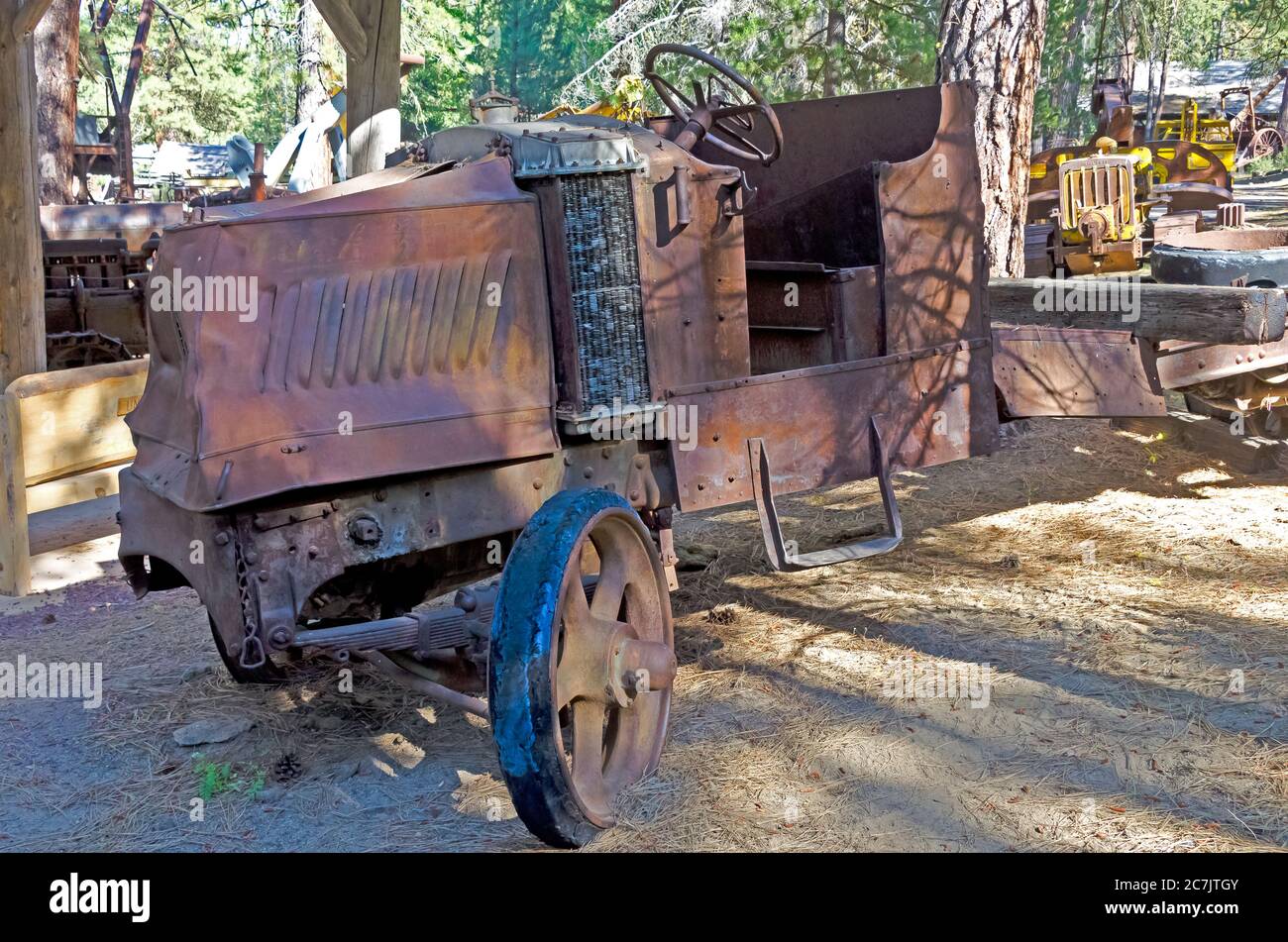 Machines used in Logging, at the Logging Museum in Collier Memorial ...