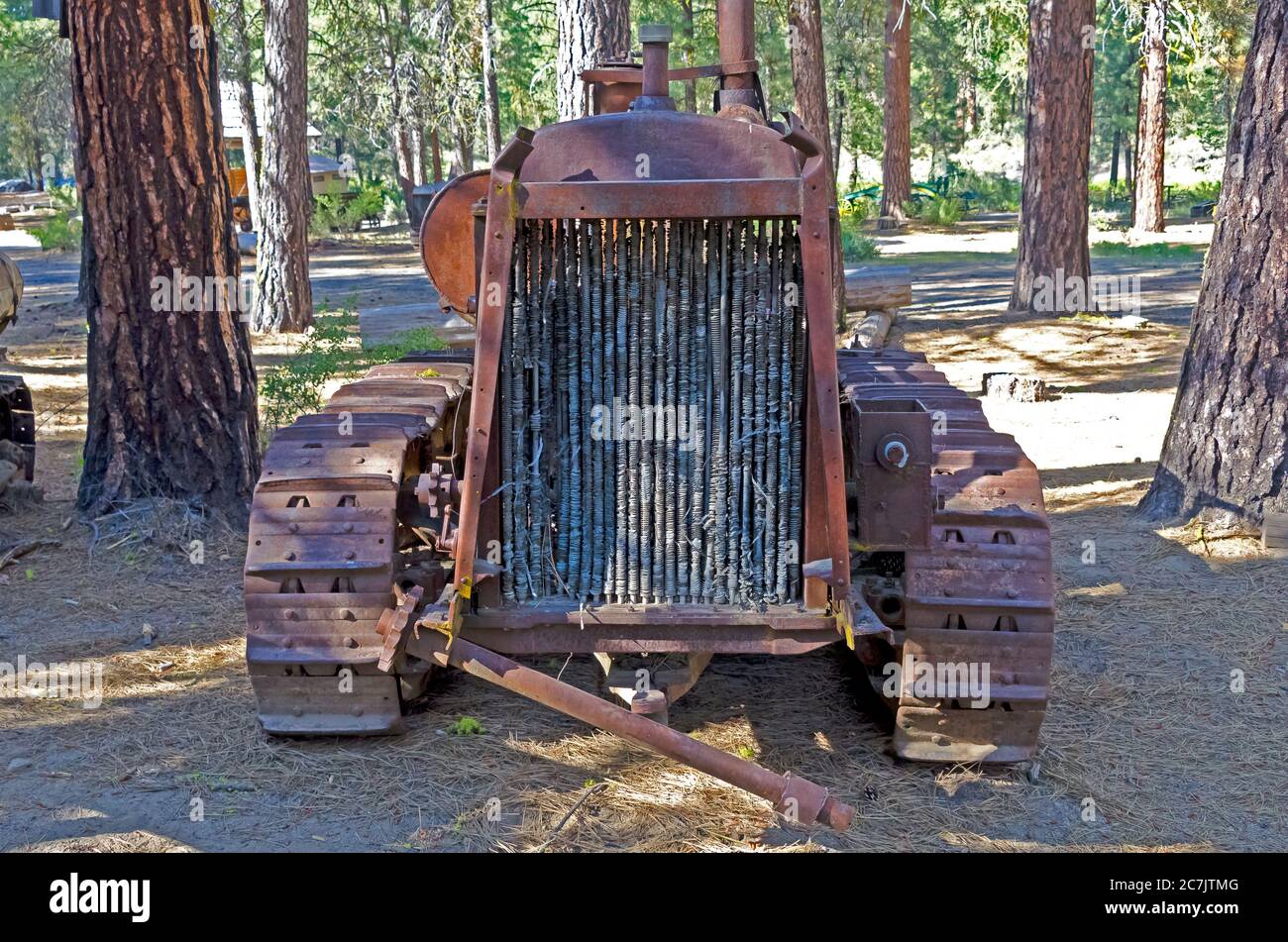 Machines used in Logging, at the Logging Museum in Collier Memorial ...