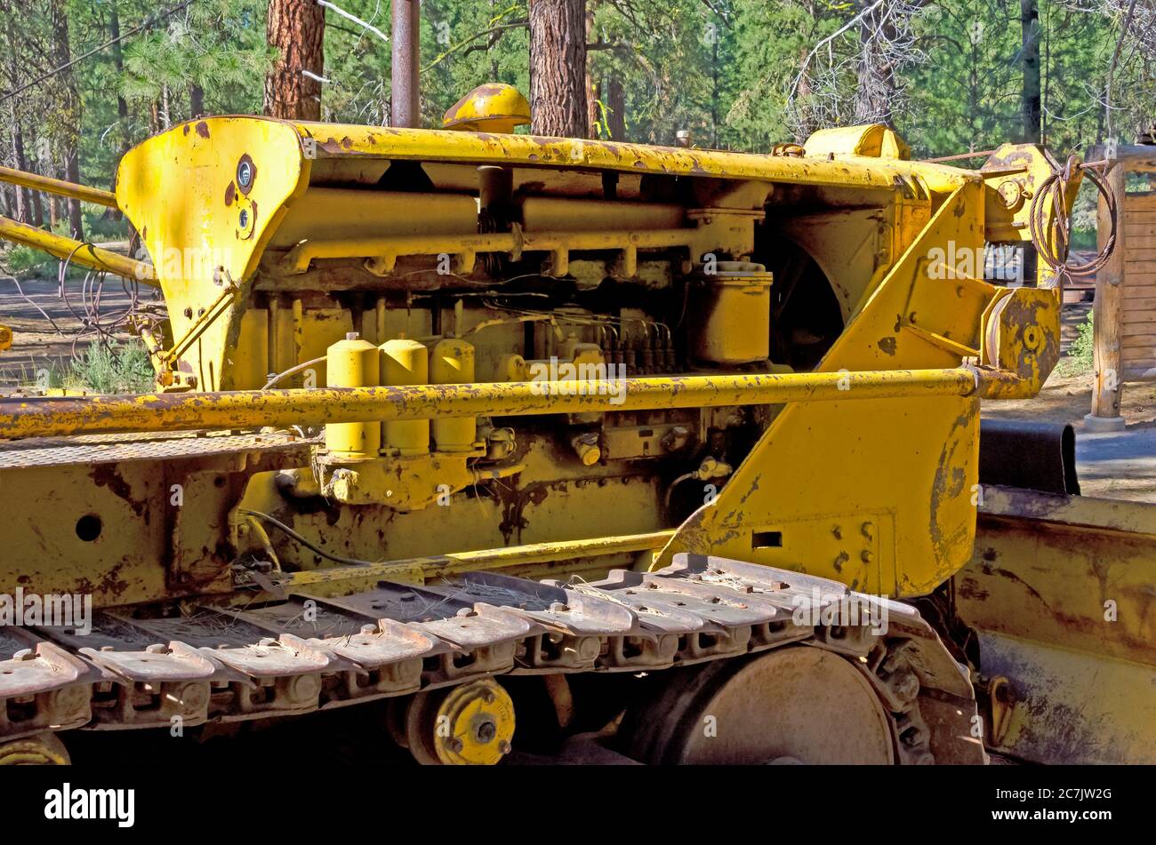Machines used in Logging, at the Logging Museum in Collier Memorial ...