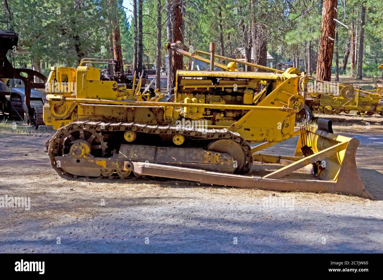 Machines used in Logging, at the Logging Museum in Collier Memorial ...