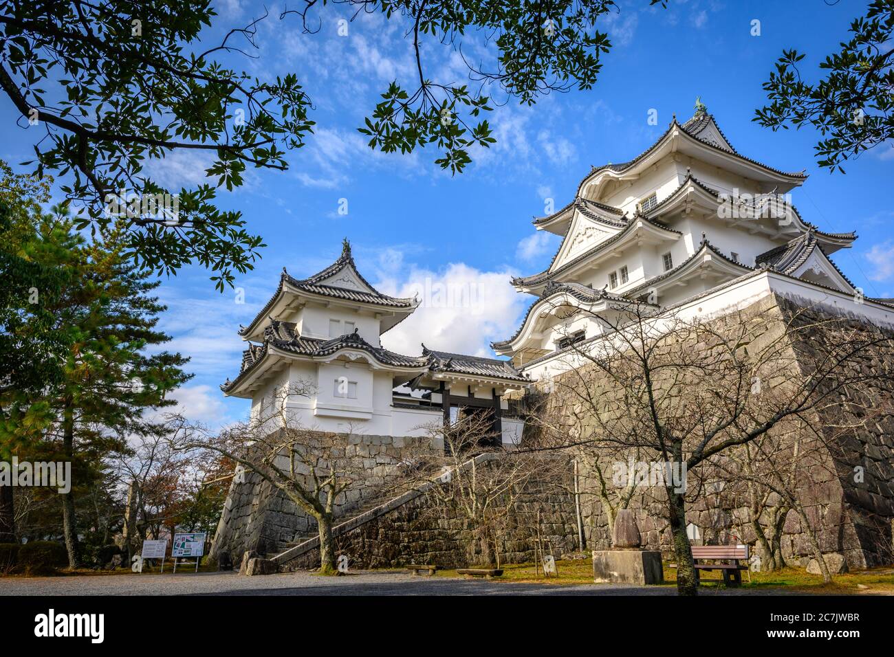 Blue Sky at Iga Ueno Castle, Iga japan Stock Photo - Alamy