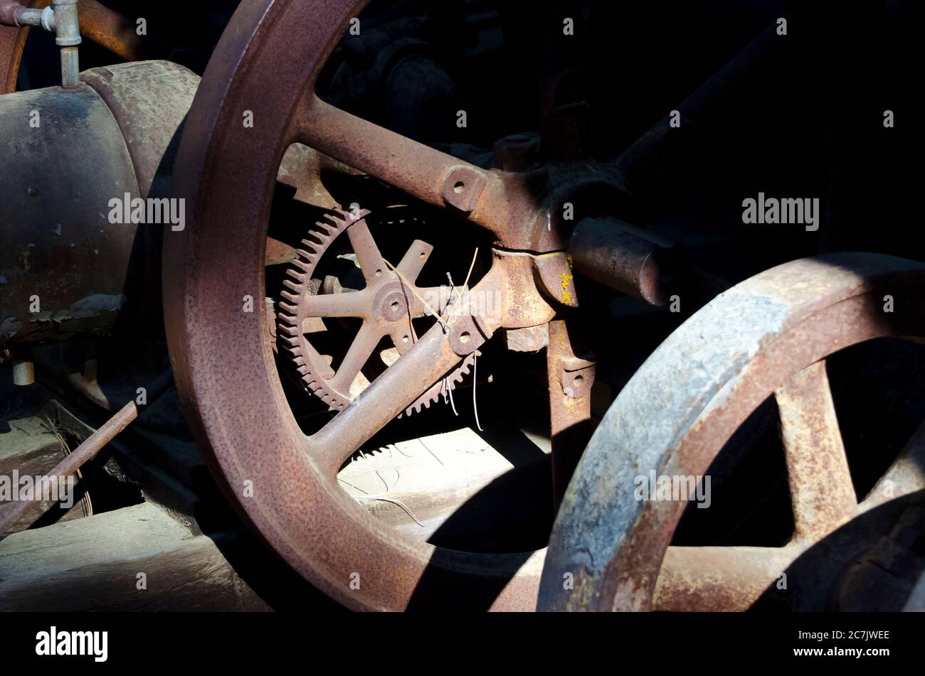 Machines used in Logging, at the Logging Museum in Collier Memorial ...