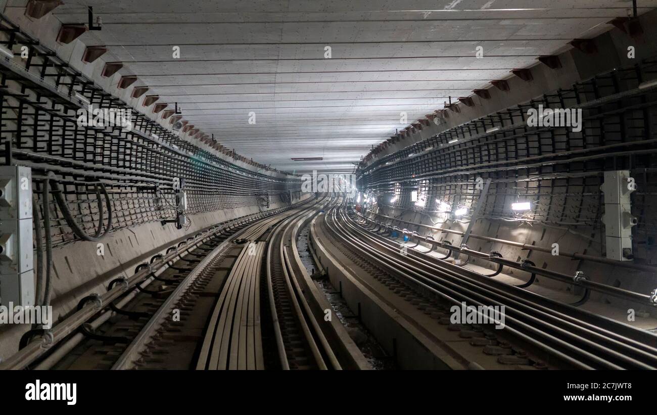 Metro tube under construction hi-res stock photography and images - Alamy