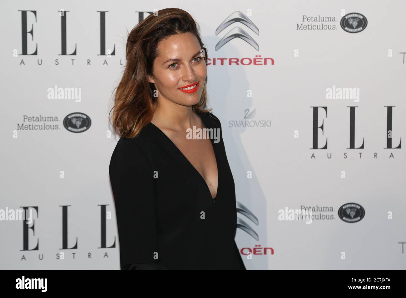 Kym Ellery arrives on the red carpet for the inaugural ELLE Style ...