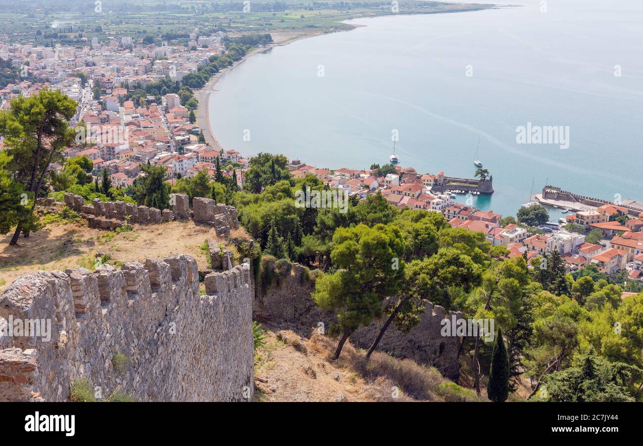 Greece nafpaktos port lepanto hi-res stock photography and images - Alamy