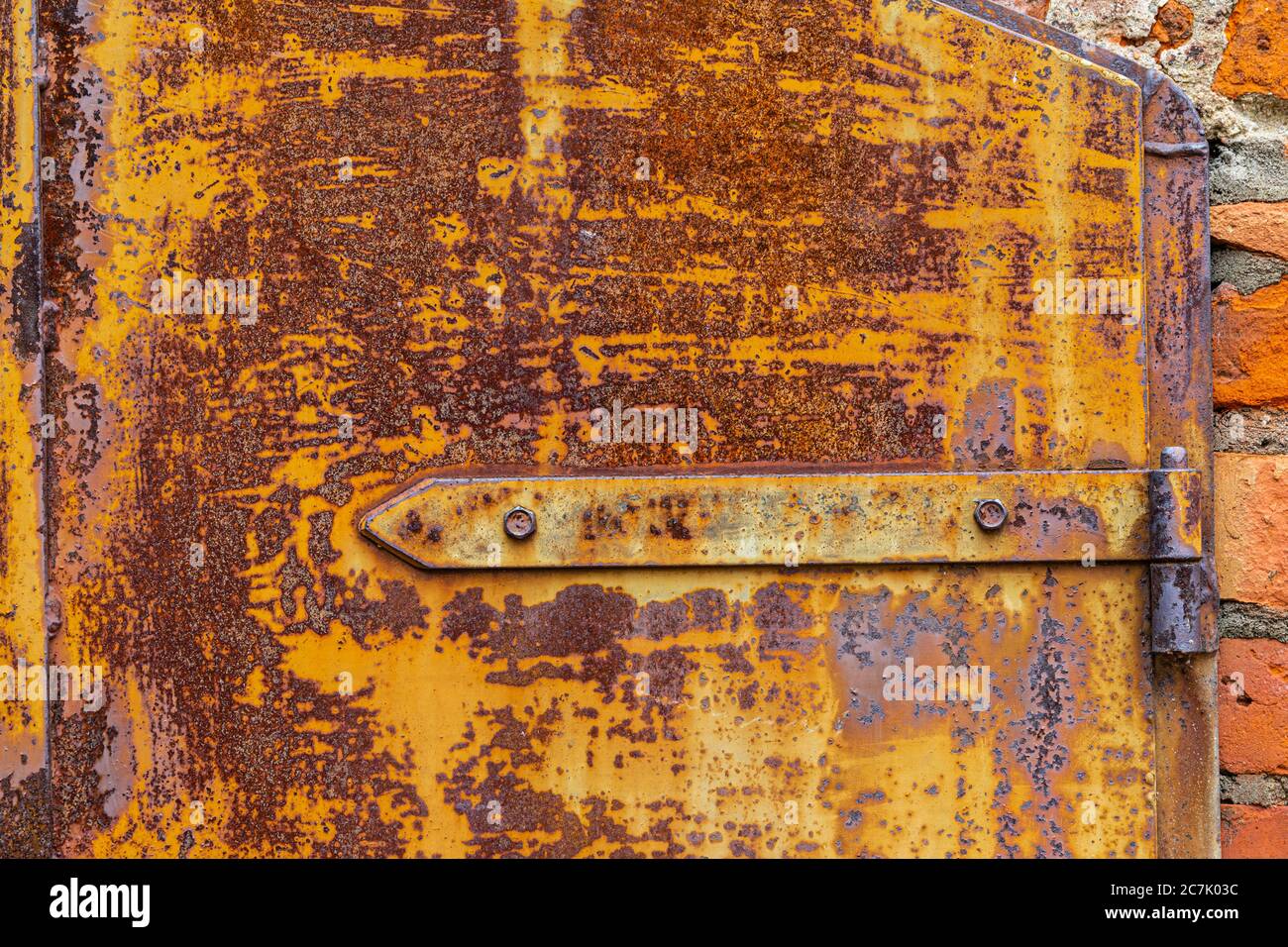 Old rusty door, detail, background picture Stock Photo - Alamy