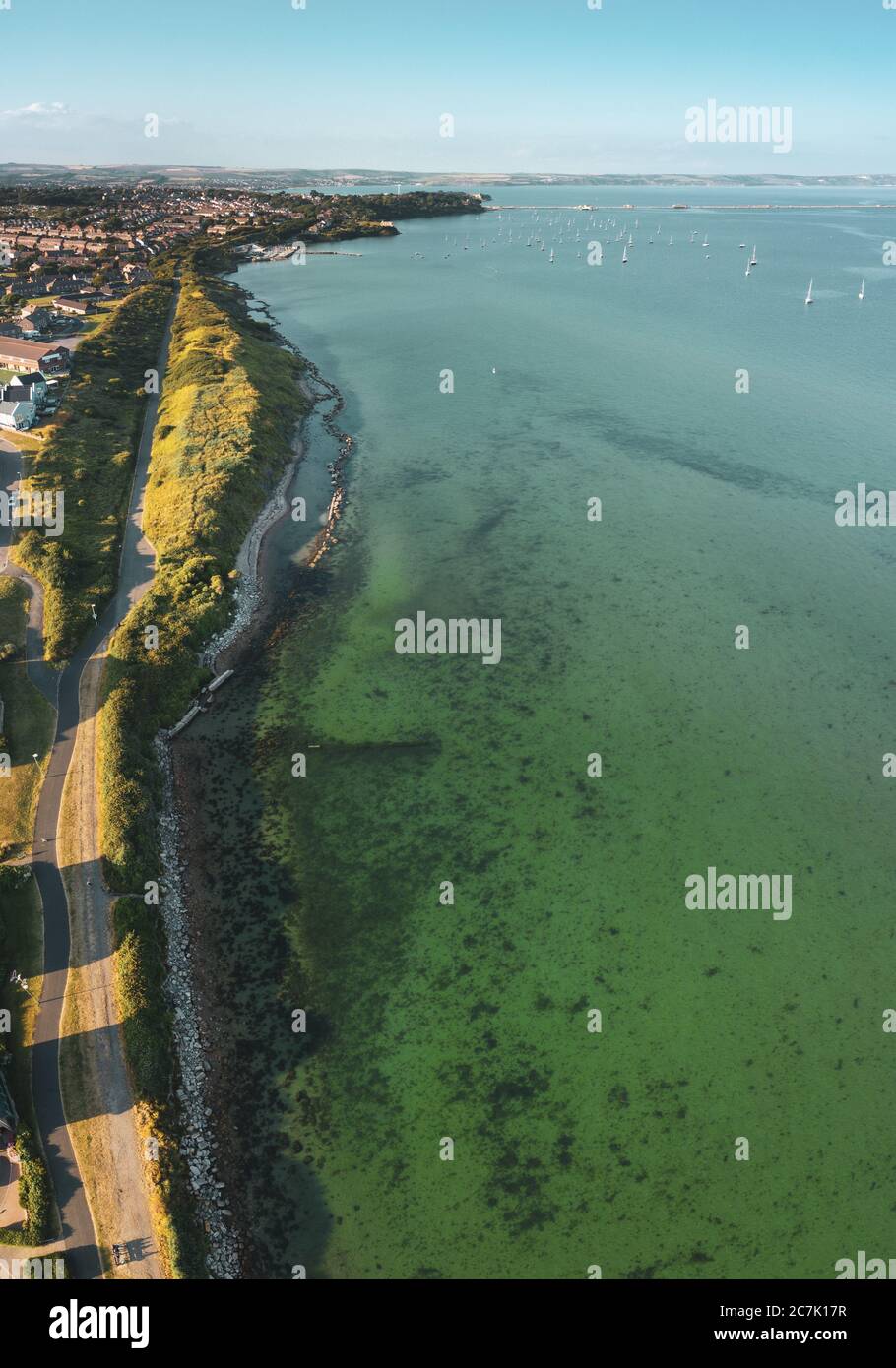 Aerial vertical shot idyllic scenery hi-res stock photography and ...