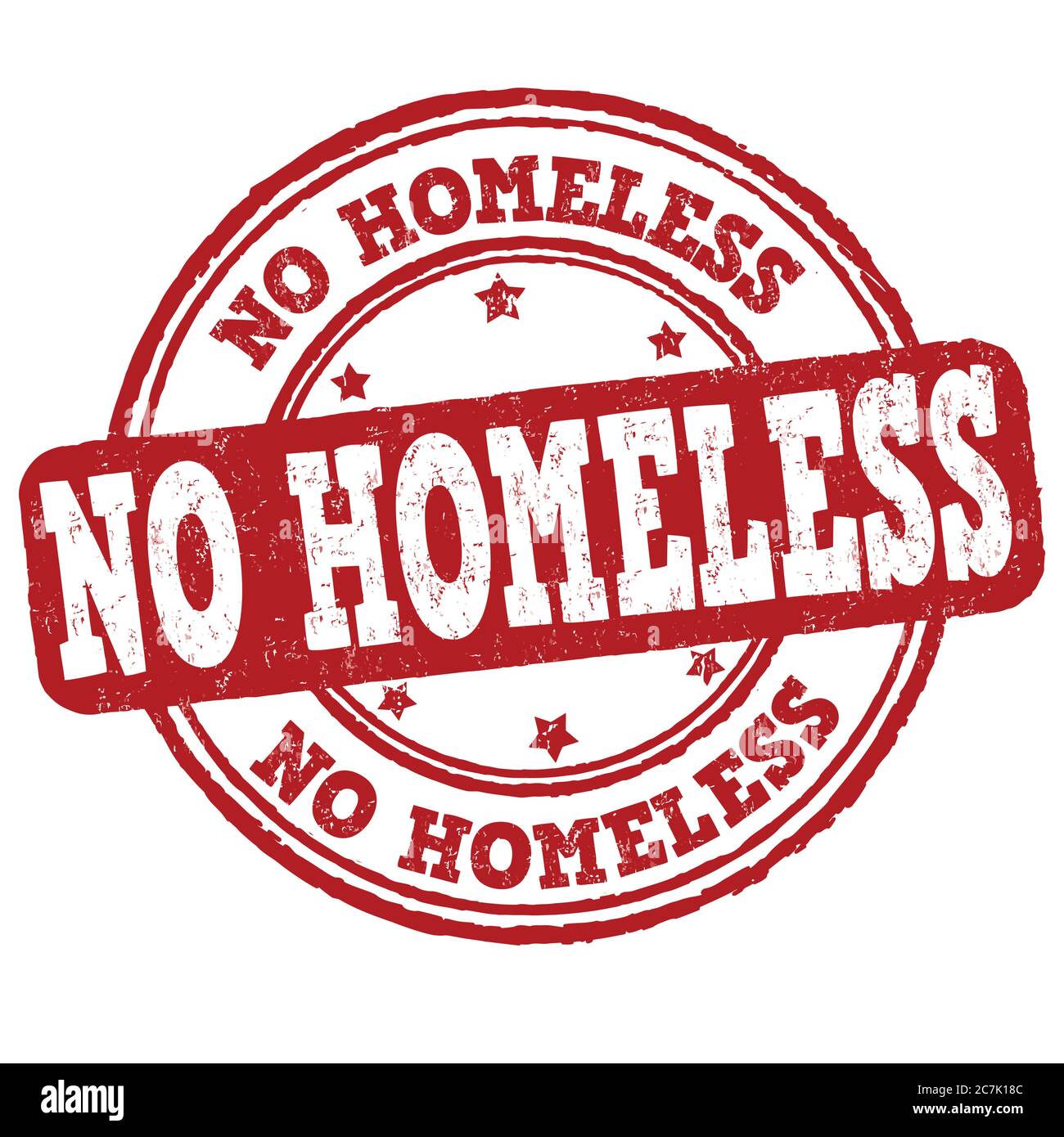No homeless grunge rubber stamp on white, vector illustration Stock ...