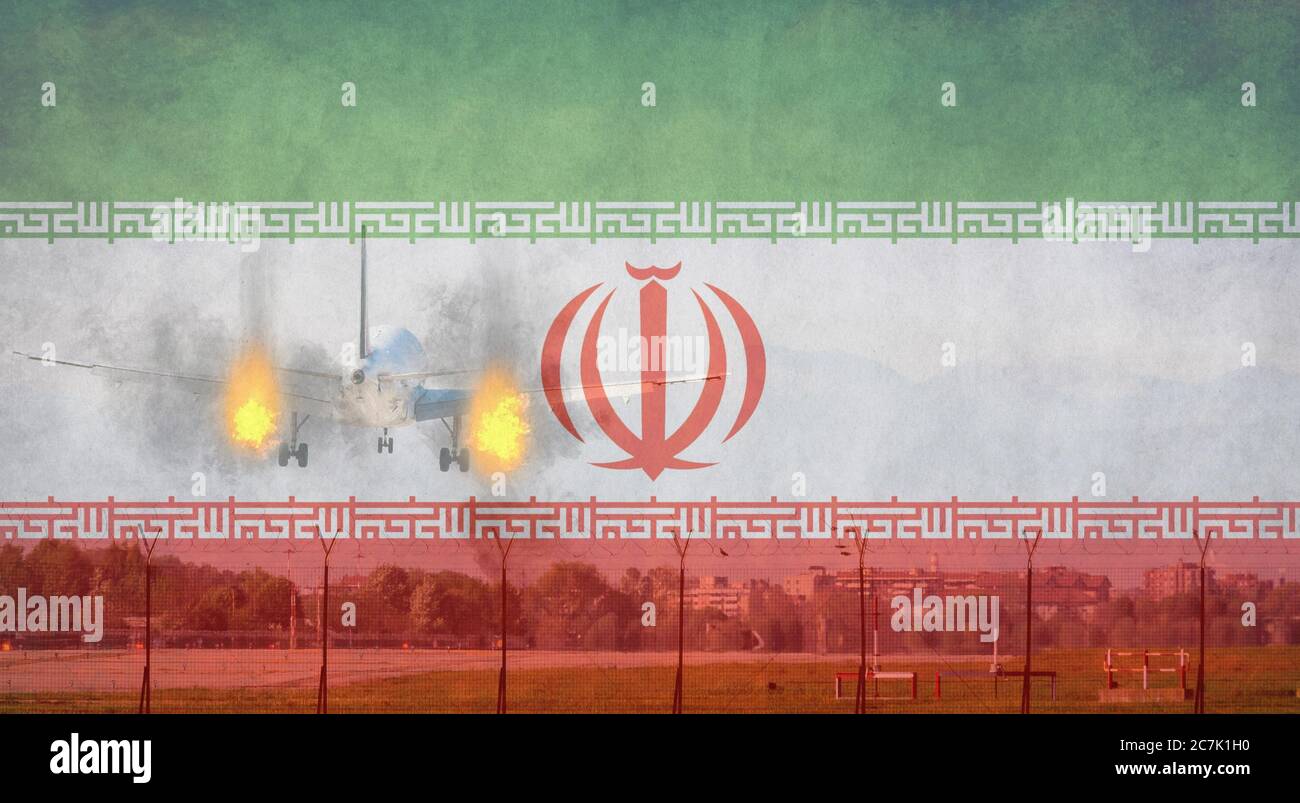 Iran flag burning hi-res stock photography and images - Alamy