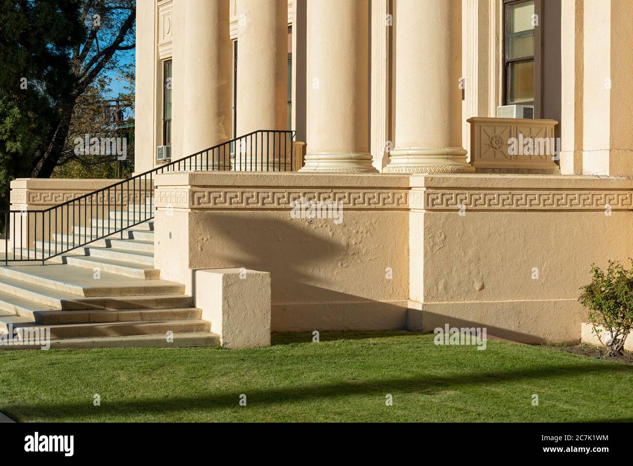 Independence, California, USA - November 18, 2012: Columns at the ...